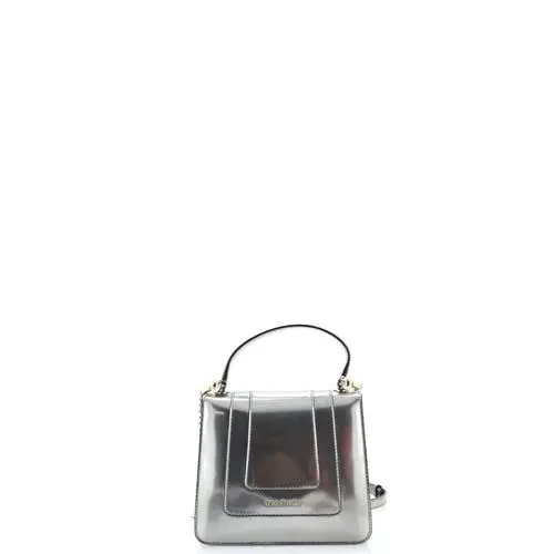 BVLGARI Serpenti Forever Top Handle Bag Patent Small