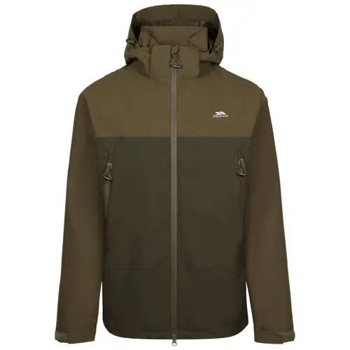 TRESPASS Waterproof Color Block Jacket - Marshland