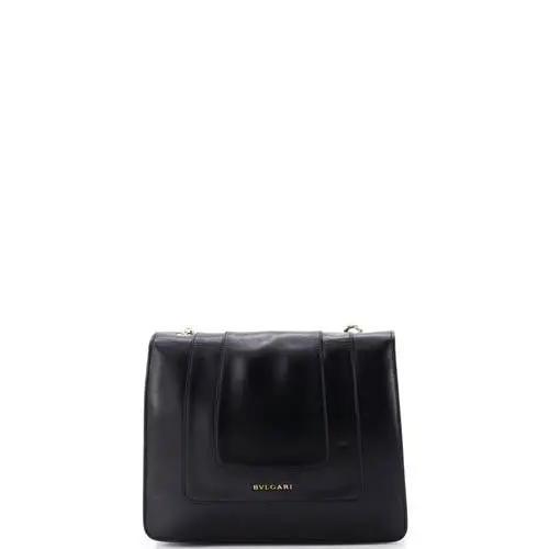 BVLGARI Serpenti Forever Square Shoulder Bag Leather Medium