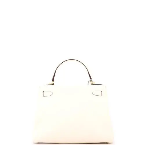 Hermès Kelly Handbag Light Togo With Gold Hardware 28