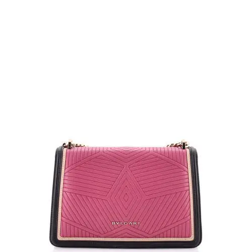 BVLGARI Serpenti Forever Shoulder Bag Quilted Leather