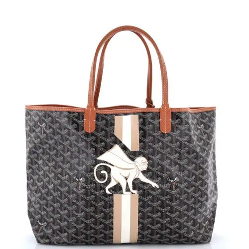 Goyard Saint Louis Tote Printed Coated Canvas Pm