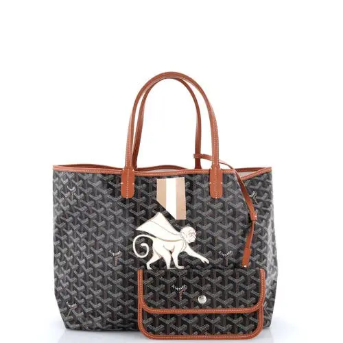 Goyard Saint Louis Tote Printed Coated Canvas Pm