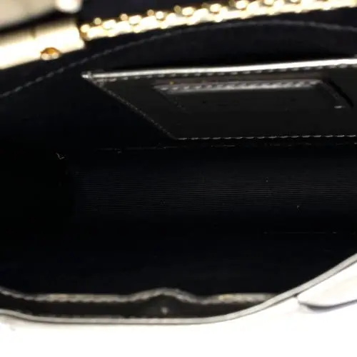 BVLGARI Serpenti Forever Square Shoulder Bag Metallic Leather Small