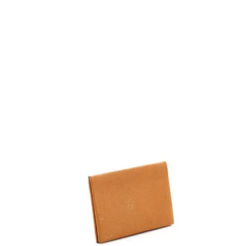 Hermès Calvi Card Holder Verso Chevre Mysore