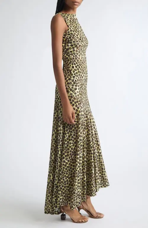 SIEDRES Velvet Devoré Maxi Dress