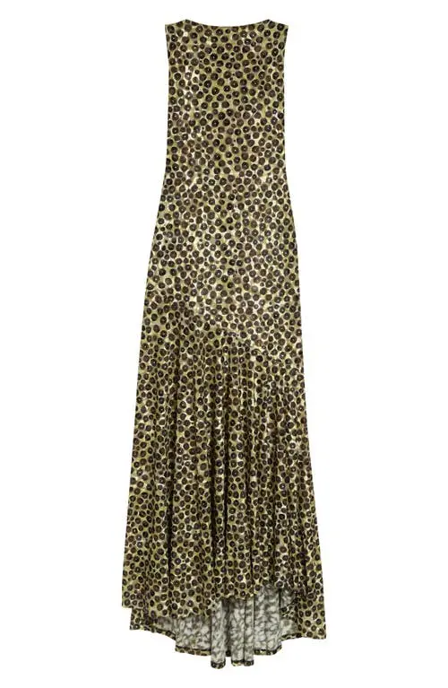 SIEDRES Velvet Devoré Maxi Dress