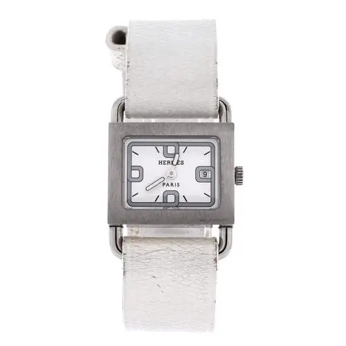 Hermès Barenia Quartz Watch Stainless Steel And Leather 21