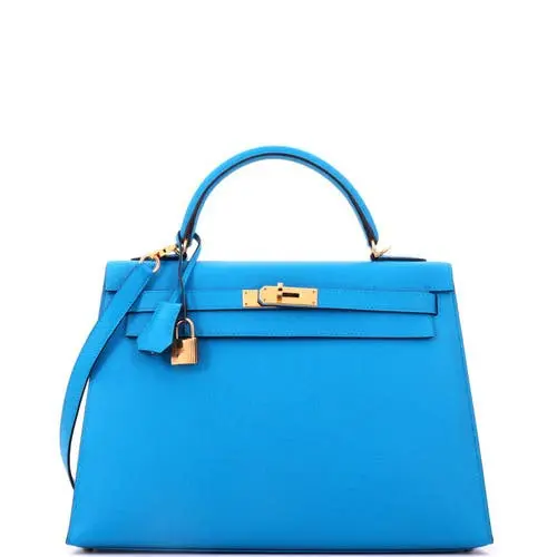 Hermès Kelly Handbag Epsom With Gold Hardware 32