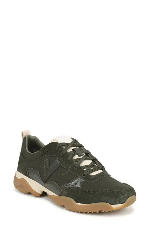 Vionic Walk Slim Glide Sneaker - Olive Moss Suede