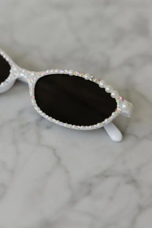 UNTAMED PETALS Embellished Sunglasses