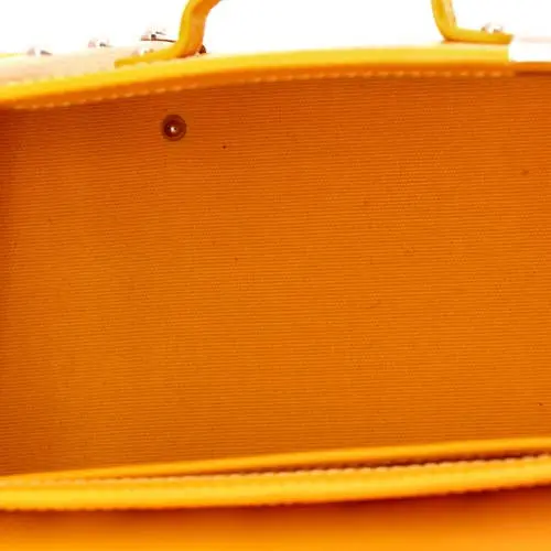 Goyard Structured Saigon Top Handle Bag Coated Canvas With Leather Mini