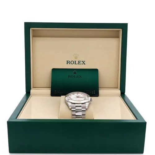 ROLEX Oyster Perpetual Datejust Automatic Watch Stainless Steel And White Gold 41