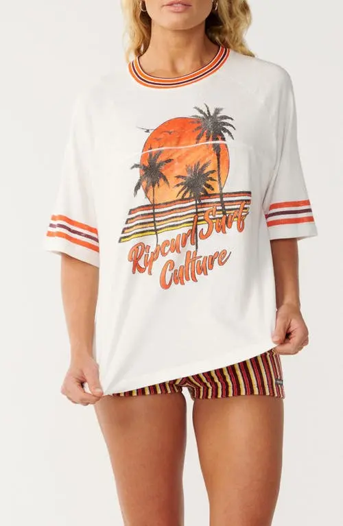Rip Curl Surf Culture Graphic T-shirt - Bone