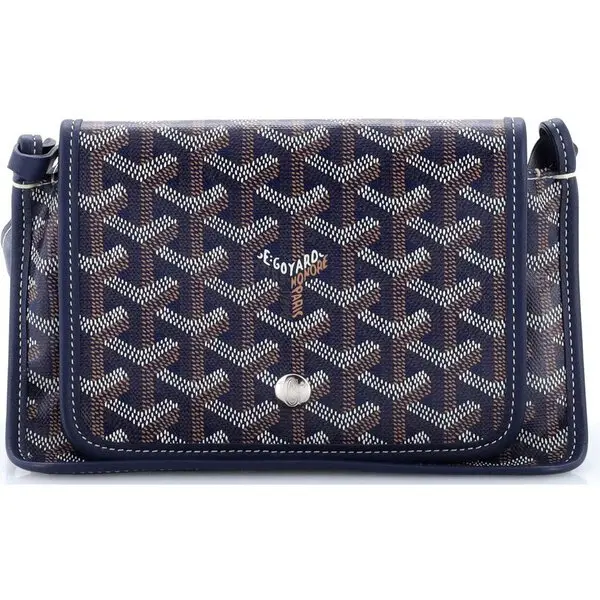Goyard Plumet Clutch Wallet Coated Canvas - Blue