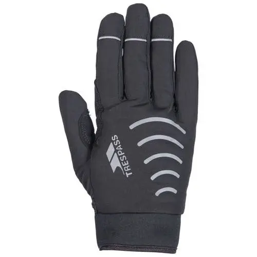 TRESPASS Adultsgender Inclusive Crossover Gloves - Black