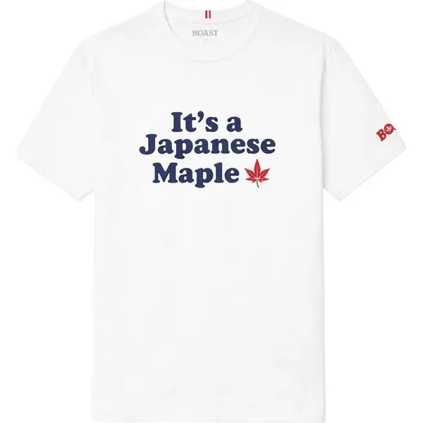 Boast Japanese Maple Leaf Tee - White