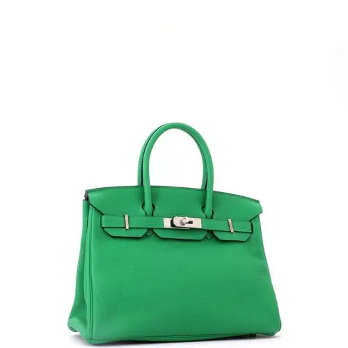 Hermès Birkin Handbag Verso Togo With Palladium Hardware 30