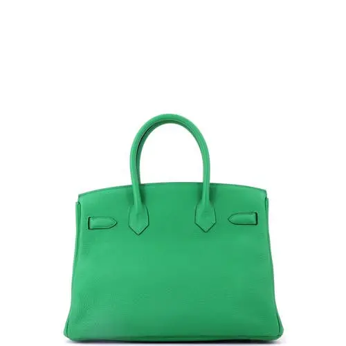 Hermès Birkin Handbag Verso Togo With Palladium Hardware 30