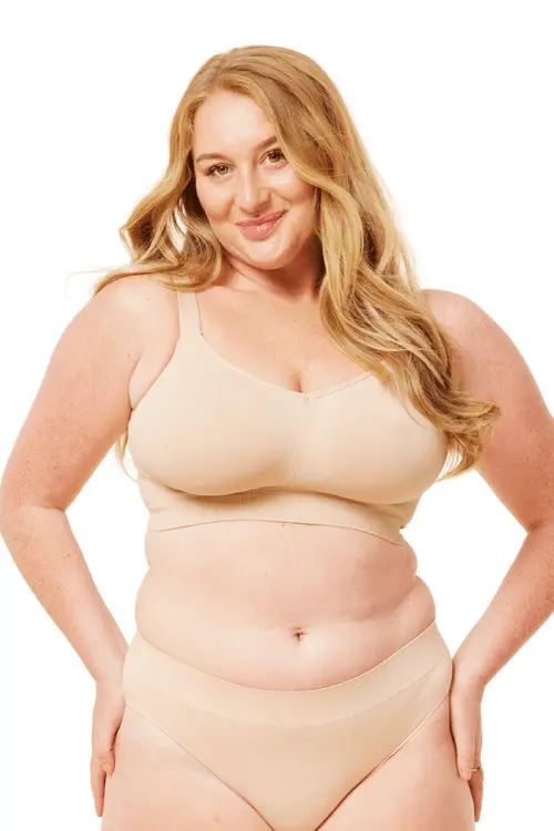 SUGAR CANDY BRA Basic Fuller Bust Wire-free Bra - Beige
