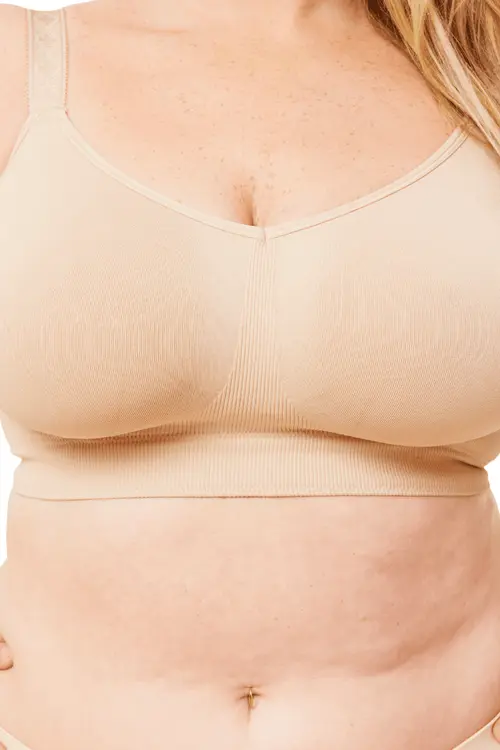 SUGAR CANDY BRA Basic Fuller Bust Wire-free Bra - Beige