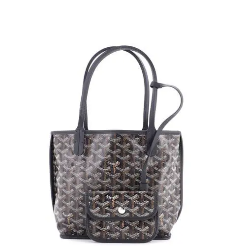 Goyard Anjou Reversible Tote Coated Canvas Mini