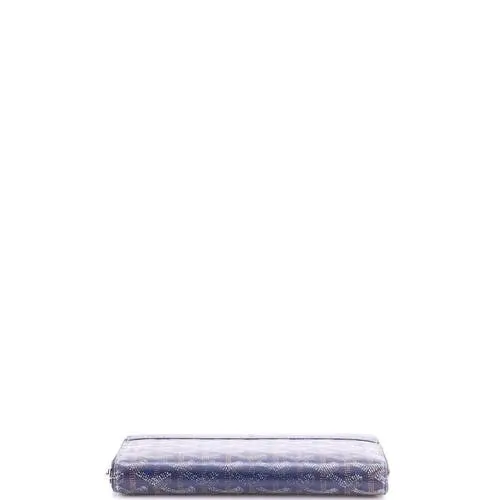 Goyard Matignon Zip Wallet Coated Canvas With Leather
