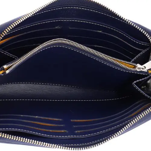 Goyard Matignon Zip Wallet Coated Canvas With Leather