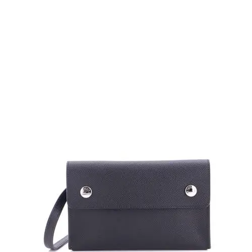 Hermès Hermesnap Wallet Bag Epsom - Black