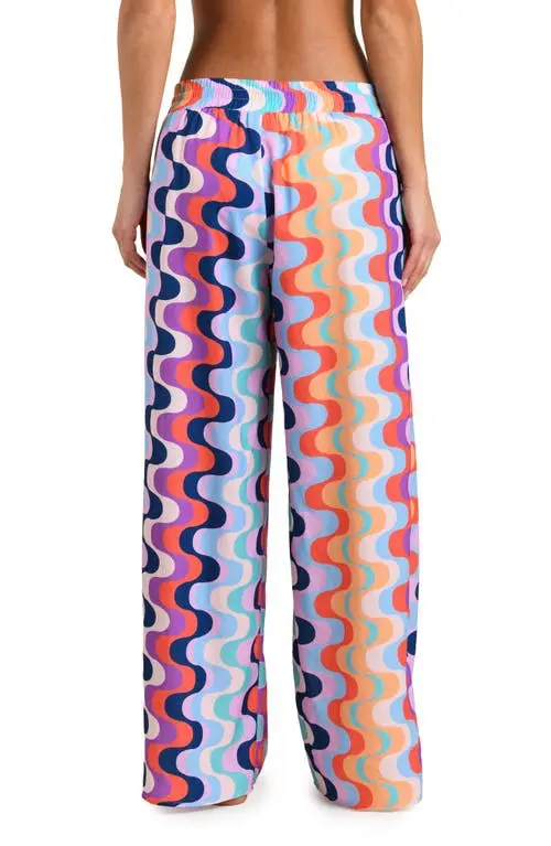 SUNSHINE 79 Untamed Tropics Wide Leg Cover-up Pants