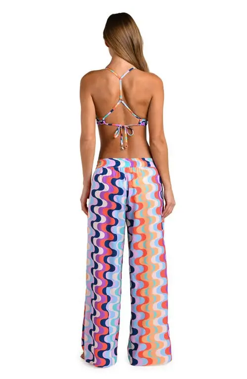 SUNSHINE 79 Untamed Tropics Wide Leg Cover-up Pants