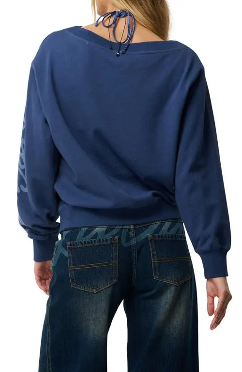 Rip Curl Archive Off-the-shoulder Sweatshirt