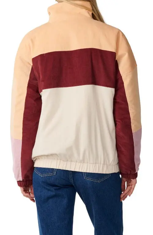 Rip Curl Keepsakes Colorblocked Corduroy Bomber Jacket