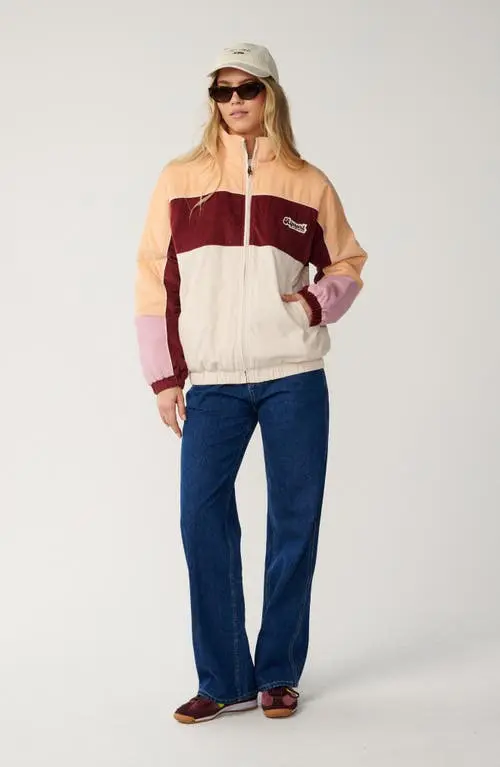 Rip Curl Keepsakes Colorblocked Corduroy Bomber Jacket
