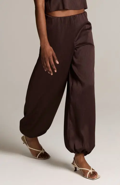 Vince Plissé Drawcord-hem Satin Pants