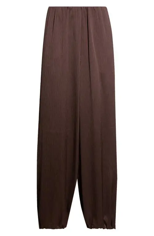 Vince Plissé Drawcord-hem Satin Pants