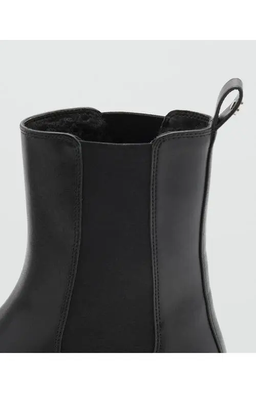 Mango Lug Sole Chelsea Boot