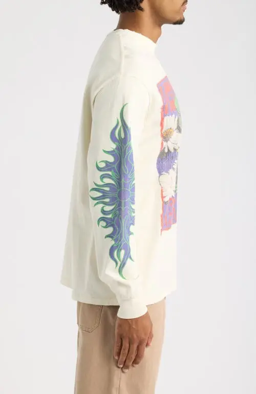 MEMORY LANE Iguana Oversize Cotton Graphic T-shirt - Off White