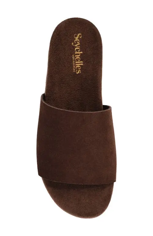 Seychelles Bungalow Slide Sandal - Chocolate