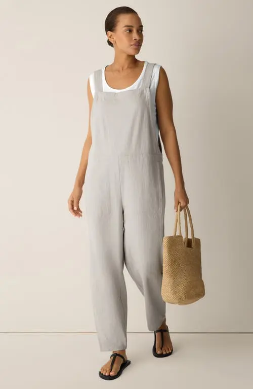 Eileen Fisher Organic Cotton & Linen Lantern Jumpsuit