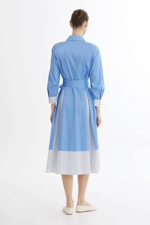 GIZIA Belted Shirt Dress