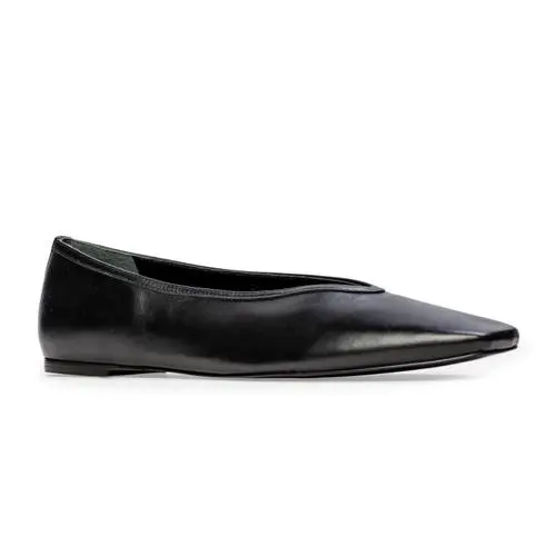 BLACK SUEDE STUDIO Ayra Leather Ballerina