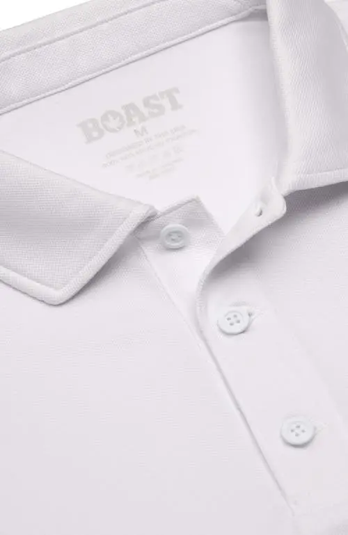 Boast Performance Match Polo 2.0 - White