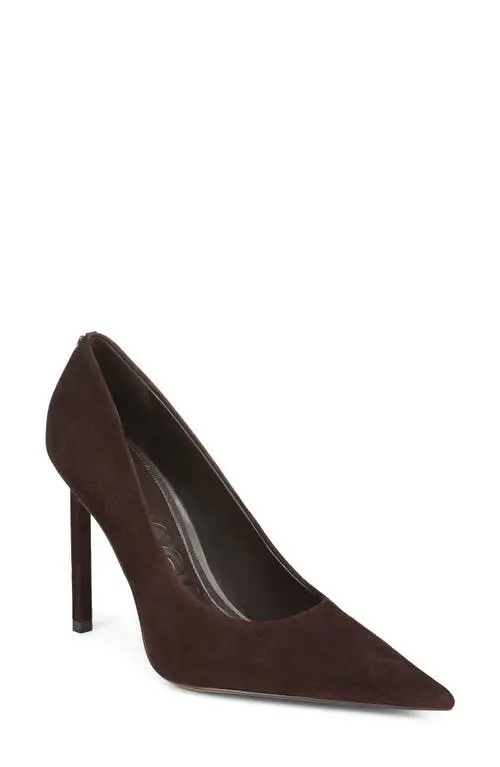 Sam Edelman Talula Pointed Toe Stiletto Pumps - Cafe Noir