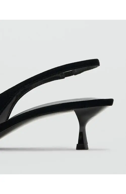Mango Slingback Pointed Toe Pump