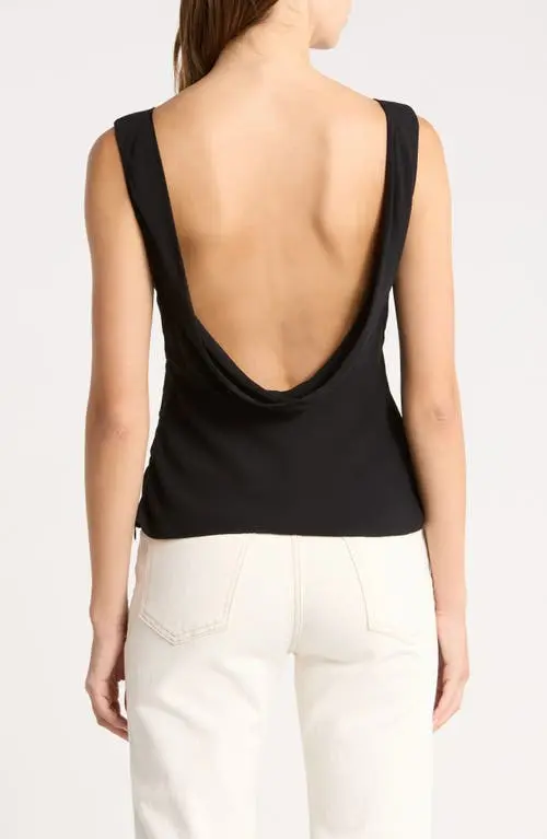 REFORMATION Dorthea Sleeveless Top With Cowl Neck