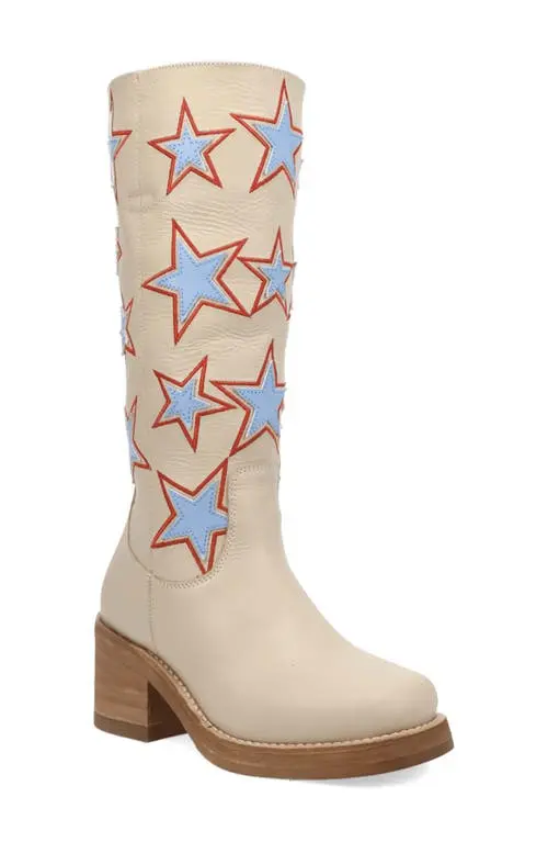 DINGO American Dream Tall Boot - Cream