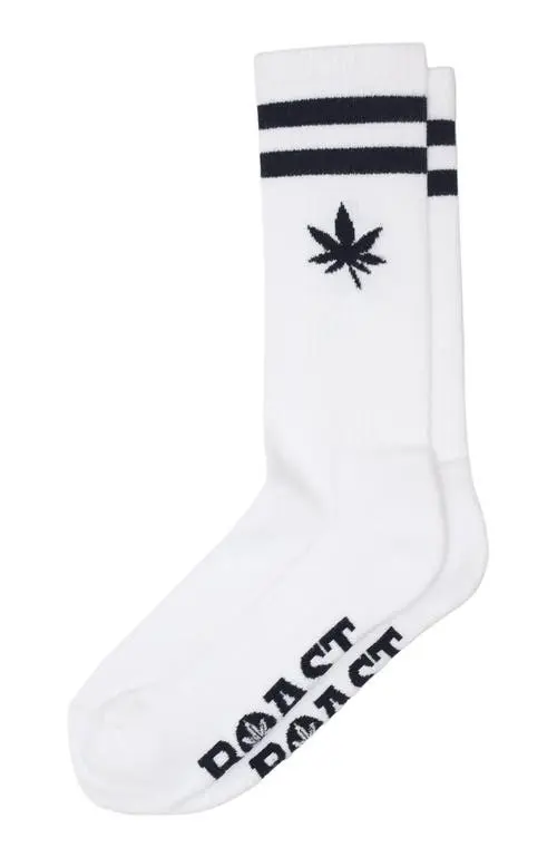 Boast Retro Calf Sock3 Pack - White Navy