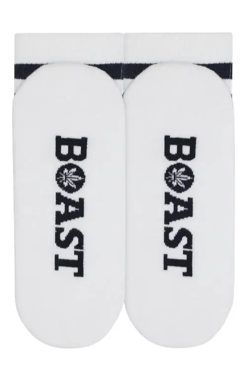Boast Retro Calf Sock3 Pack - White Red Navy