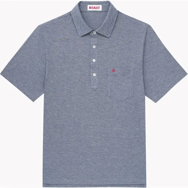 Boast Club Polo - Navy Microstripe